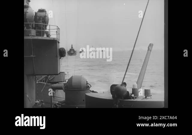 USA - 1956 - US Navy fliers take off from aircraft carriers, the USS ...