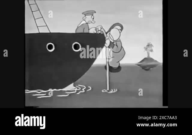 USA - 1926 - In this animated film, a deep sea diver chases Felix the ...