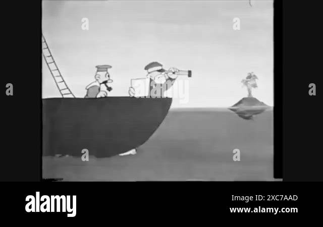 USA - 1926 - In this animated film, Felix the Cat finds buried treasure ...