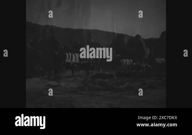 CALIFORNIA - 1944 - Pioneers settle in California for the gold rush in ...