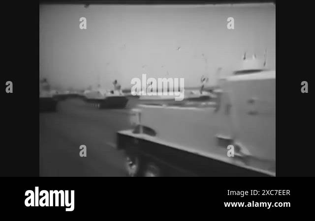 CAIRO - 1972 - An Egyptian military parade in Cairo shows the equipment ...