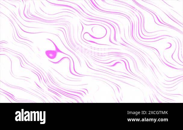 Animated pink color 2d abstract cartoonistic diagonal lines on white ...