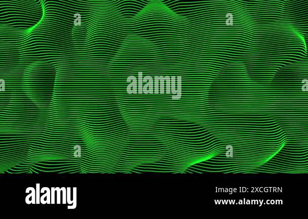 Animated abstract green color horizontal Stock Videos & Footage - HD ...