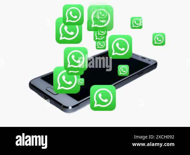 Facebook whatsapp logo icon Stock Videos & Footage - HD and 4K Video ...