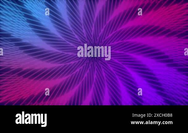 Spiral twirling 2D shape line animation optical illusion hypnotic ...