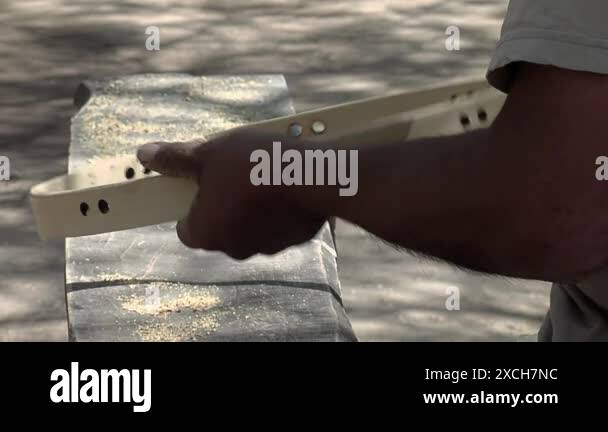 Man Holding a Drum Hoop While Making a "Bombo Leguero", an Argentine ...