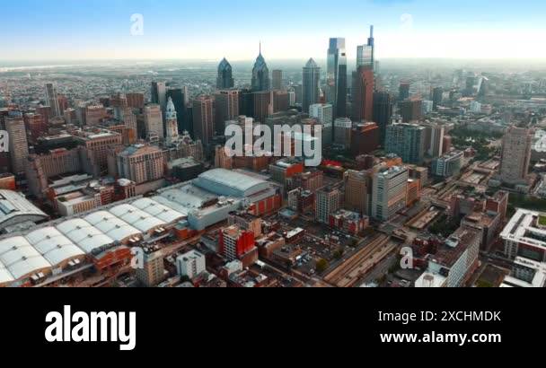 Philadelphia skyline from highway Stock Videos & Footage - HD and 4K ...
