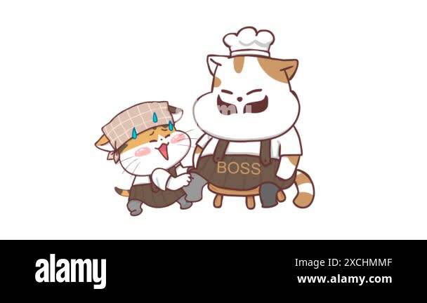 Boss cat cartoon Stock Videos & Footage - HD and 4K Video Clips - Alamy