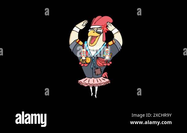 Crazy Animated Character Dancing Ballet Stock Video Footage - Alamy