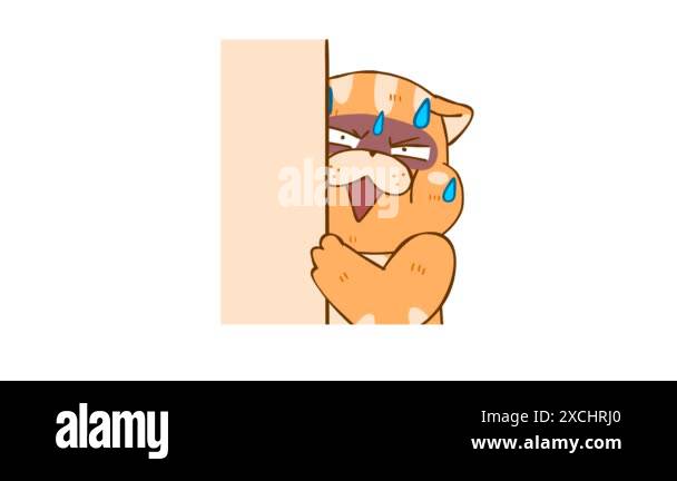 Cat scared cartoon Stock Videos & Footage - HD and 4K Video Clips - Alamy