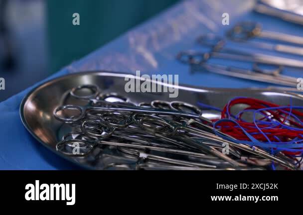 Surgical equipment metal forceps Stock Videos & Footage - HD and 4K ...