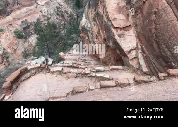 Walters wiggles switchbacks angels landing Stock Videos & Footage - HD ...