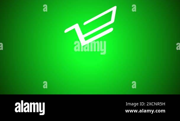 3D online shopping logo and text animation in 4k high-resolution. 3D ...