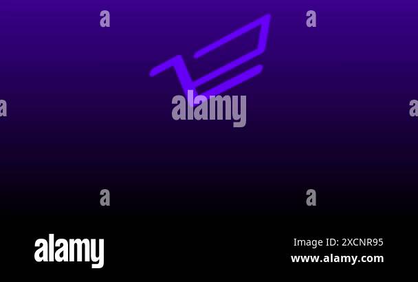 3D online shopping logo and text animation in 4k high-resolution. 3D ...