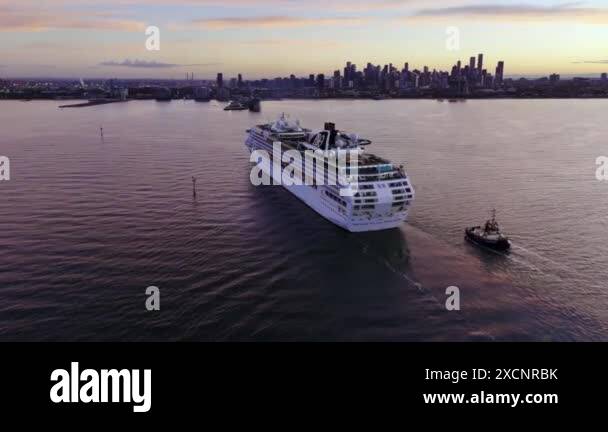 Melbourne, VIC, Australia - 23 Mar 2024 - The PO Pacific Explorer ...