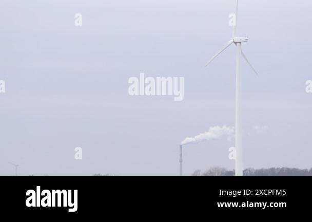 Smoke stack wind turbine Stock Videos & Footage - HD and 4K Video Clips ...