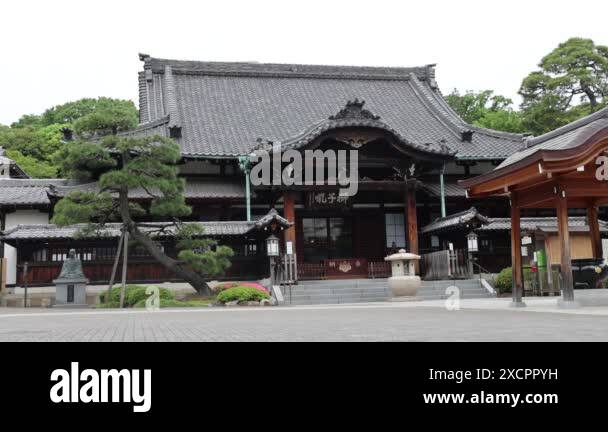 Tokyo, Japan- 19 May 2024: Sengakuji temple in Tokyo, Japan. It is the ...