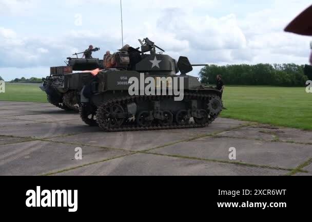East Kirkby, Lincolnshire, UK. May 2024. The M36 tank destroyer ...