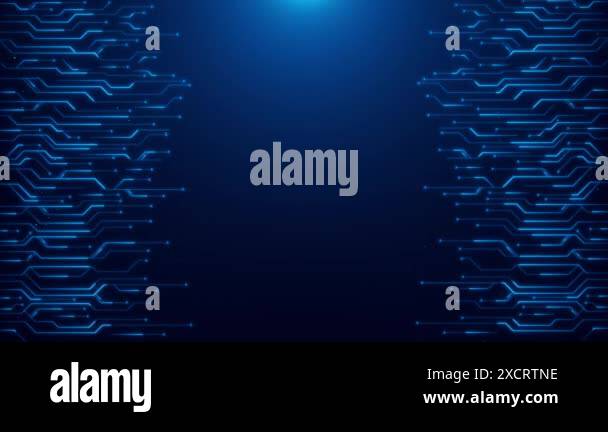 Abstract high tech Artificial intelligence AI, data mining, modern computer technology surface ...