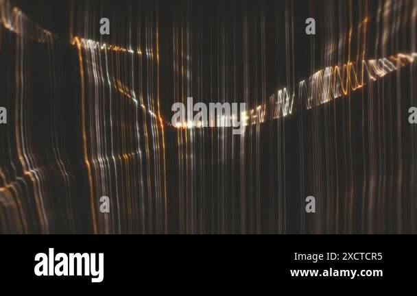Abstract Distorted Lines Waving Background/ Animation of an abstract ...