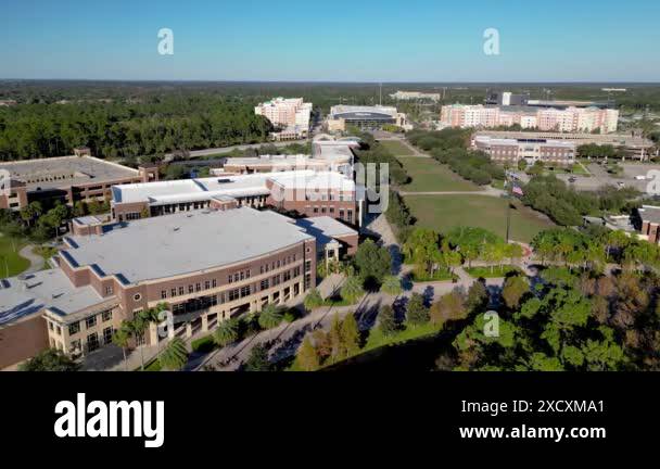 Orlando, Florida - December 23, 2022: Aerial view of University of ...