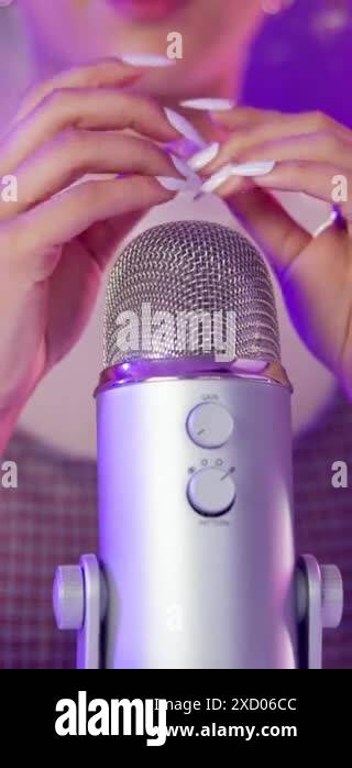 Asmr microphone Stock Videos & Footage - HD and 4K Video Clips - Alamy