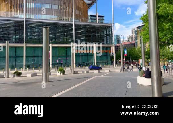 Wembley library at Brent civic center - LONDON, ENGLAND UNITED KINGDOM ...
