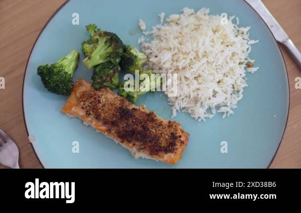 Balanced meal plate fish Stock Videos & Footage - HD and 4K Video Clips ...