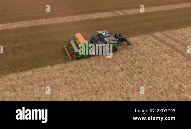 Netherlands, Emmeloord, 12 May 2024: Aerial view autonomous self ...