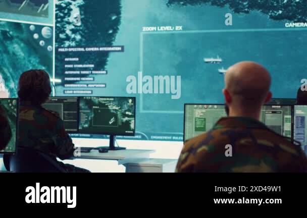 Female brigadier general conducing anti terrorism mission in military ...