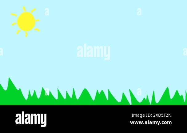 Moving grass animation video Stock Videos & Footage - HD and 4K Video ...