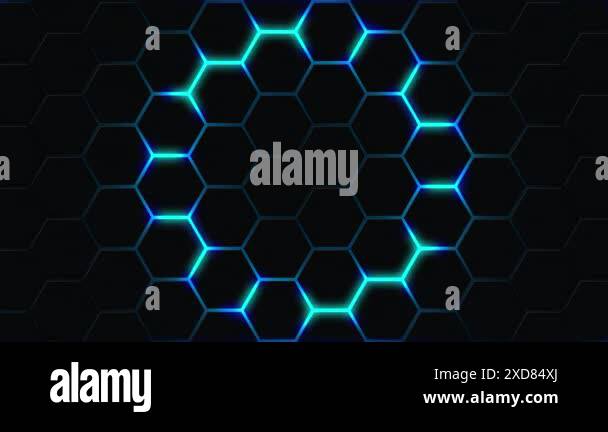 Hexagon pattern circular gradient Stock Videos & Footage - HD and 4K ...