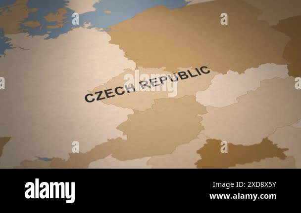 Old map of czechoslovakia Stock Videos & Footage - HD and 4K Video ...