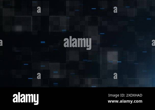 4K Cyber environment Technology Metaverse, Digital big data matrix Network Blockchain Connection ...