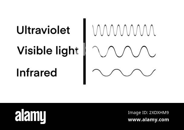 Educational physics light line, Light wave frequency, Wavelengths of ...