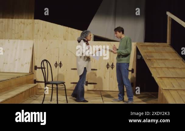 Female actor on stage Stock Videos & Footage - HD and 4K Video Clips ...