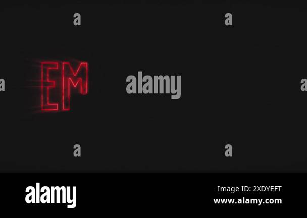 Warning Sign Reveal Fx Intro/ Animation of a warning sign background ...