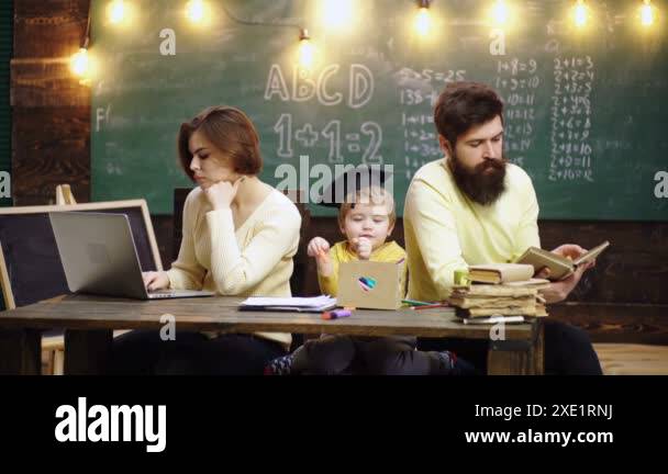 Father teach son draw Stock Videos & Footage - HD and 4K Video Clips - Alamy