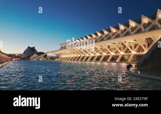 Valencia, Spain - April 8, 2024: City of Arts and Sciences in Valencia ...