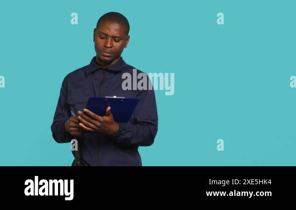 Portrait security guard holding Stock Videos & Footage - HD and 4K ...