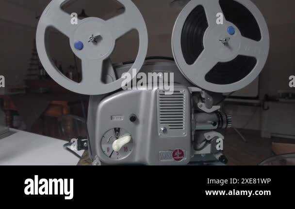 Italy 06,06,2024 Old vintage super 8 mm video projector ,see movies ...