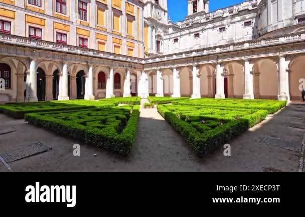 Famous Portuguese Royal Building, National Palace of Mafra or Palacio ...