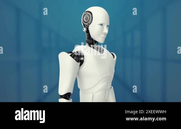 MLP Futuristic robot, artificial intelligence CGI big data analytics ...