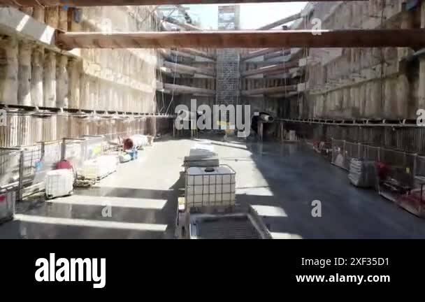 Two workers in tunnel construction Stock Videos & Footage - HD and 4K ...