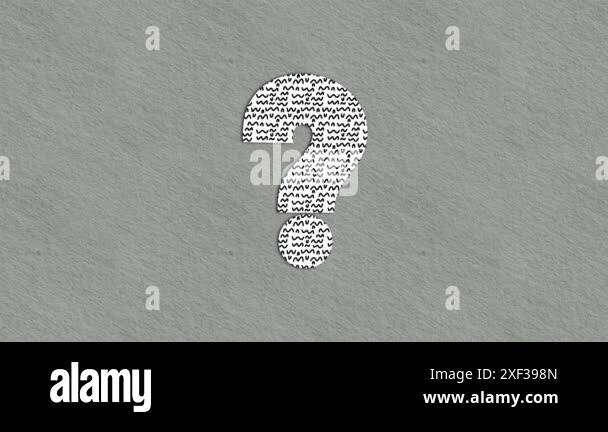 question mark icon animation 4K video, question mark symbol, Question ...