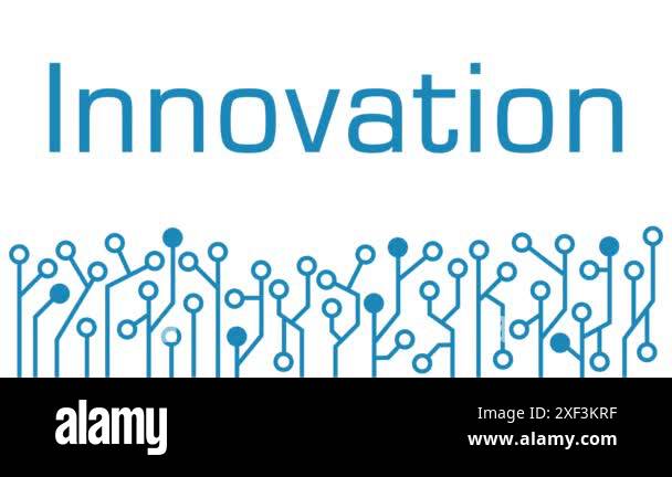 Innovation concept animation text circuit Stock Videos & Footage - HD ...