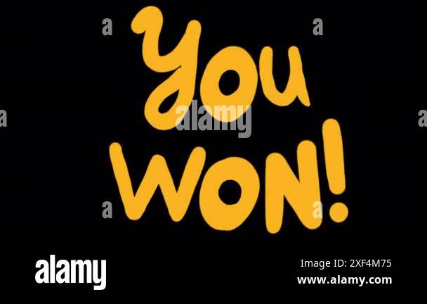Congratulations you have won Stock Videos & Footage - HD and 4K Video ...