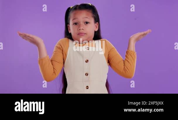 Child shrug face Stock Videos & Footage - HD and 4K Video Clips - Alamy