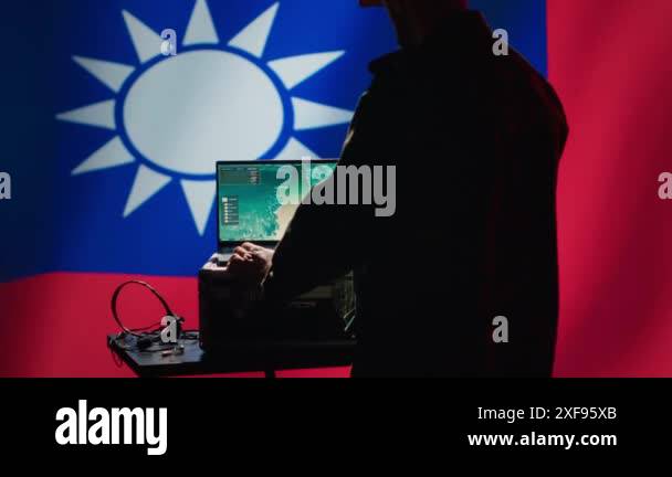 Taiwan freedom fighters air defense command operator using radar to ...