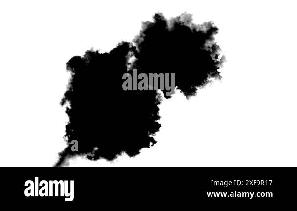 Abstract Ink splash spreads across the screen ink transition splatter ...